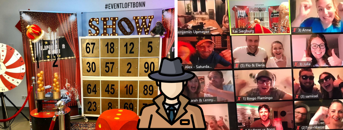 Online Live-Krimi: ein großartiges Rätselabenteuer - Digitale Teamevents